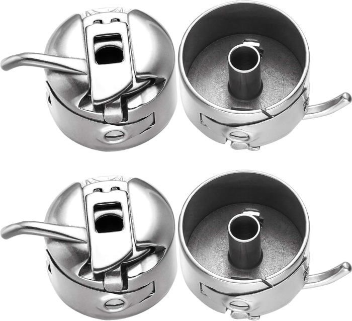 Botier de canette en acier inoxydable 4 pices pour machines coudre ...
