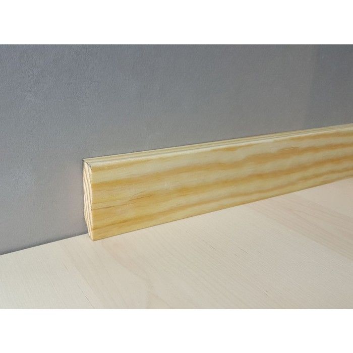 Plinthe en bois massif différentes tailles. Dimensions pin brut Plinthe ...