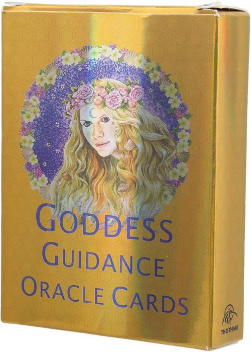 Carte Oracle Déesse, 44 cartes holographiques en papier anglais, jeu de ...