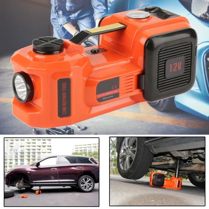 Kit cric hydraulique Automatique voiture 5 tonnes 12V - 151 (O-O) ZUO ...