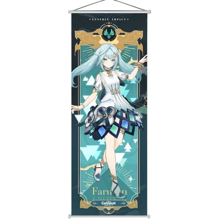 Scroll Poster Genshin Impact Sumeru Game Character Hanging Wall Art ...