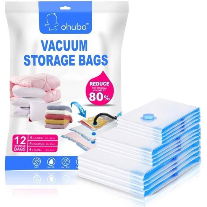 Sacs de Rangement Sous VideLot de 6 housses de rangement sous ...