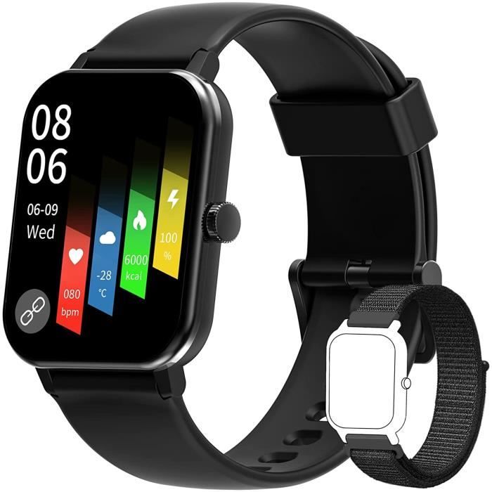 R3 Pro Montre Connectée Homme Femme, 1,69" Full Touch Smartwatch avec ...