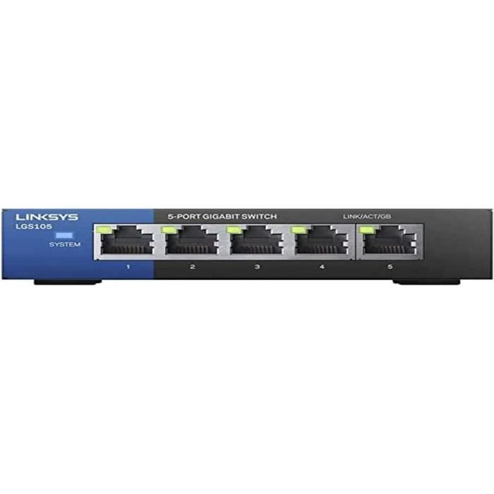 Switch Non Manageable Gigabit Avec 5 Ports Lgs105-Eu(ethernet Maison et ...