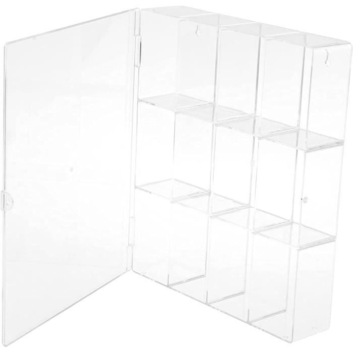 Vitrine en acrylique pour rangement mural ou de bureau 3 étages 12 ...