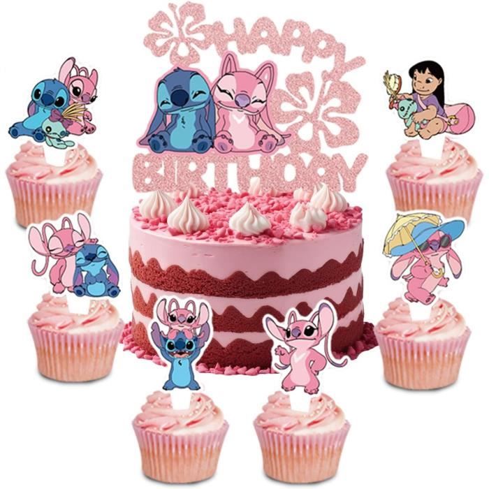 25 Stitc Cake Toppers, Decoration Gateau Anniversaire Stit, Stit ...