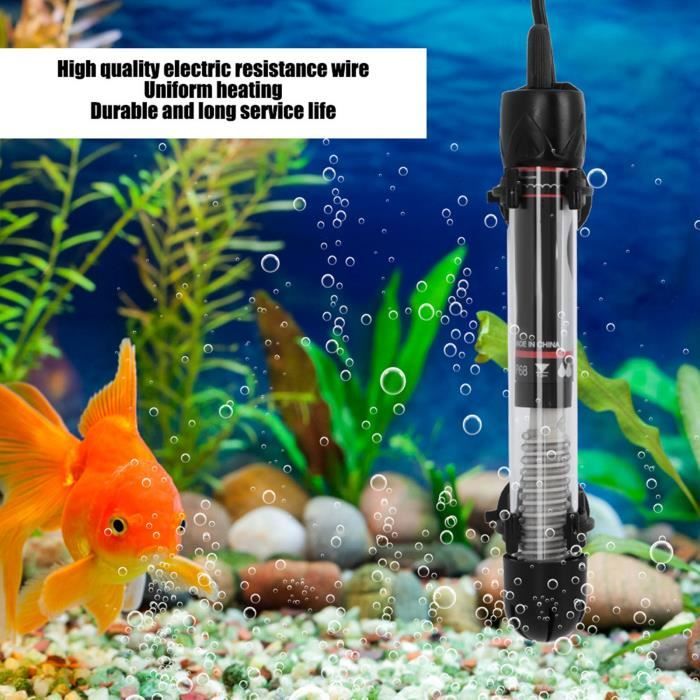 HX-906 Mini tige chauffante submersible pour aquarium Chauffe-eau ...