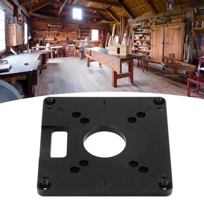 Plaque de base du routeur Plaque Flip de Fraisage Plaque de Base de ...