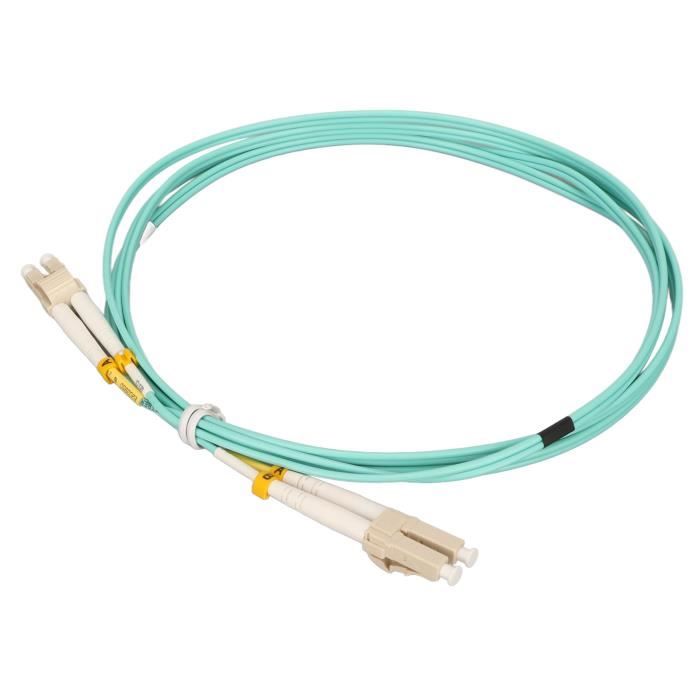 2M LC LC Fibre Patch Cables LC To LC OM3 Core Fiber Optic Cable Duplex ...