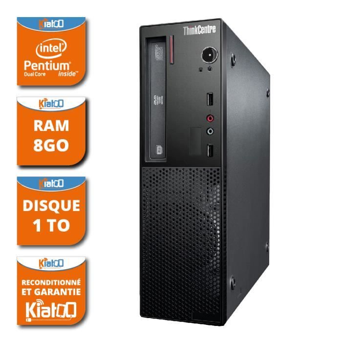 LENOVO - Pc Bureau ThinkCentre A70 - Intel Dual Core - RAM 8Go ...