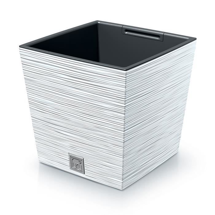 Jardiniere Prosperplast Furu Square Low pot de fleurs avec insert ...