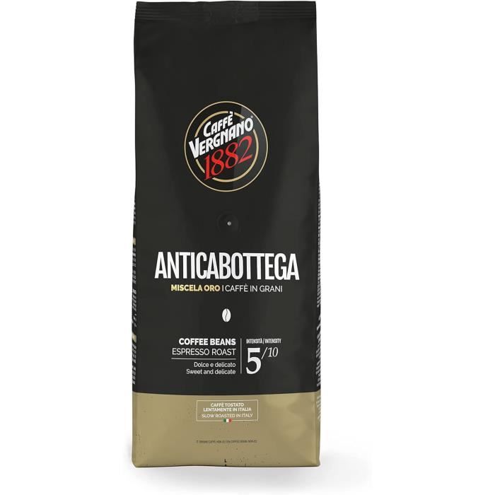 Caffè Vergnano 1882 – Café en grains Antica Bottega - 1 paquet de 1 ...
