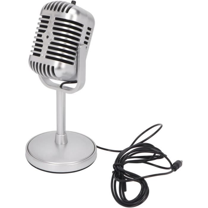 Microphone D'Ordinateur Usb, Micro À Condensateur De Voix À Fil Monté ...