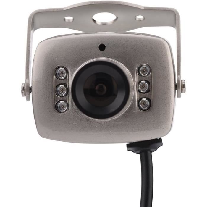 Mini Caméra, Caméra Avec 6Led De Filaire Cmos Cctv Caméra De Sécurité ...