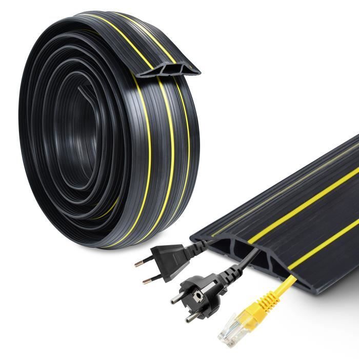 Gaine de câble en PVC flexible avec 3 canaux de câbles - UISEBRT ...