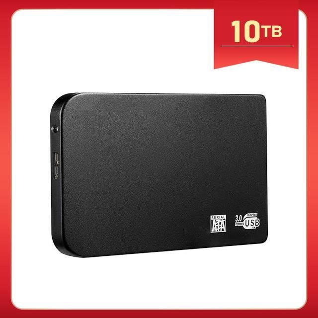 Disque dur externe,Black 10TB--Disque dur externe ssd Portable haute ...