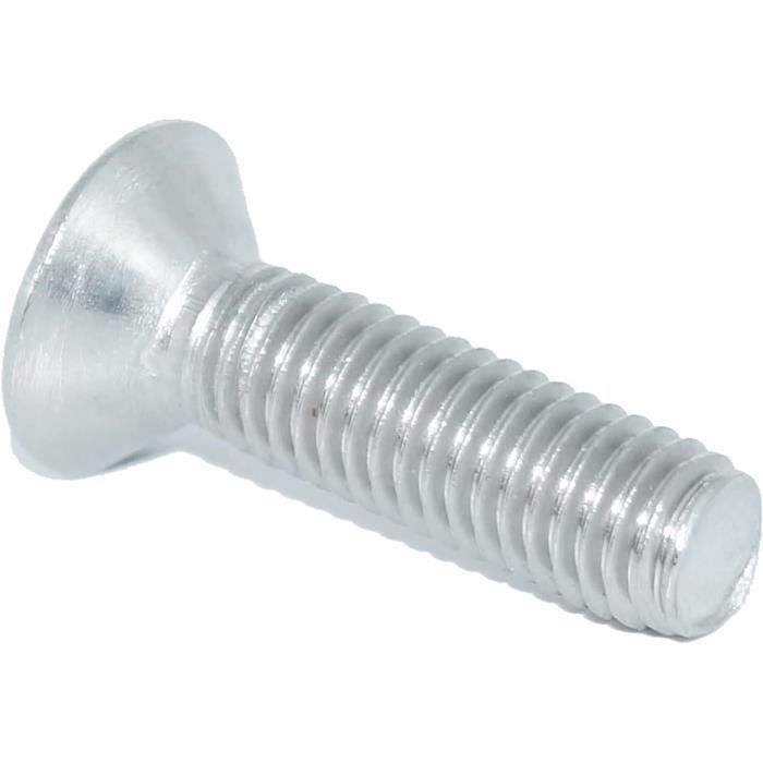 Lot De 25 Vis À Tête Fraisée Avec Six Pans Creux M8 X 35 Iso 10642 A2 ...