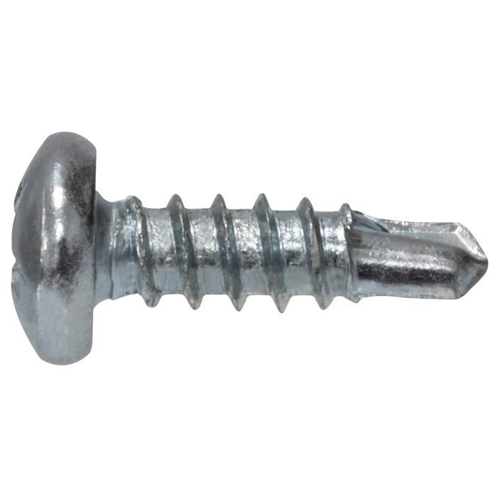 C44711 - Lot De 100 Vis À Tôle Autoperceuse - À Tête Cylindrique Bombée ...