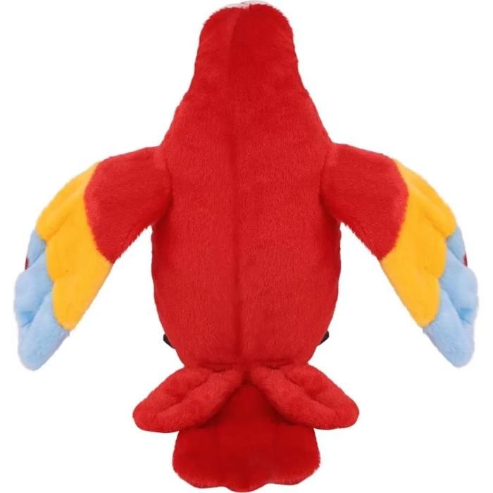 Perroquet parlant drôle jouet en peluche, fonction de répétition et ...