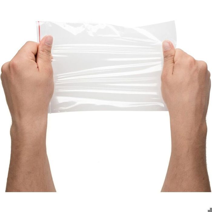 Sachet Plastique Transparent 80x120mm Pochon Lot de 100 sachets à ...