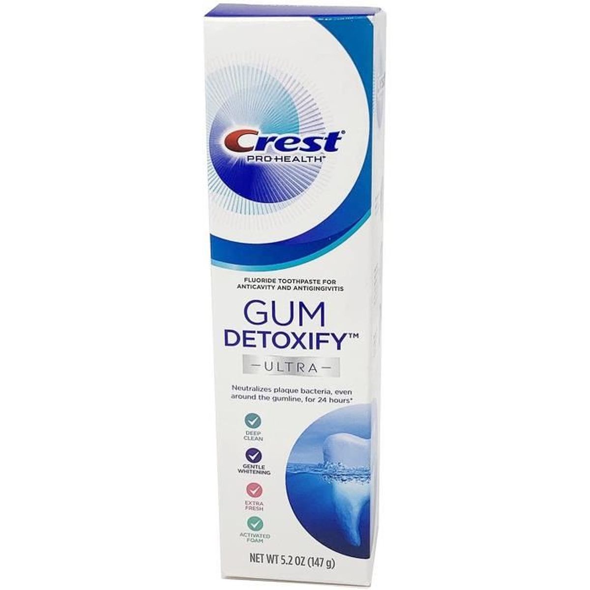 Crest Pro-Santé Gum Detoxify -Ultra- Dentifrice - 5,2 oz (147 g ...