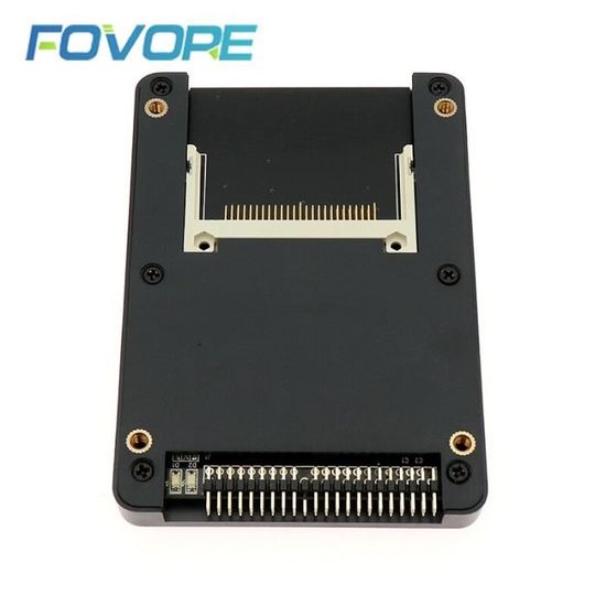 Adaptateur CF IDE pour carte Flash compacte Type I-II, 2.5 pouces IDE Male 44 broches SSD HDD ...