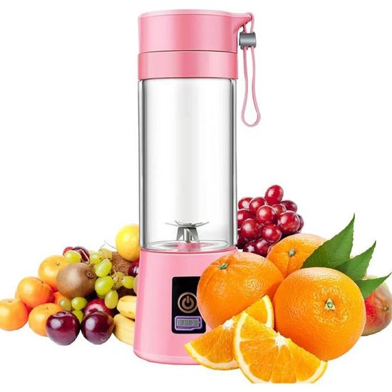 Mini Mixeur Personnel Rose, Mixeur Portable, Smoothies, Mixeur ...
