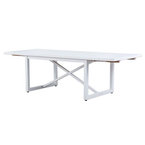 VIRGINIA TABLE À MANGER BOIS/METAL 260X100X78 CM - Cdiscount Maison