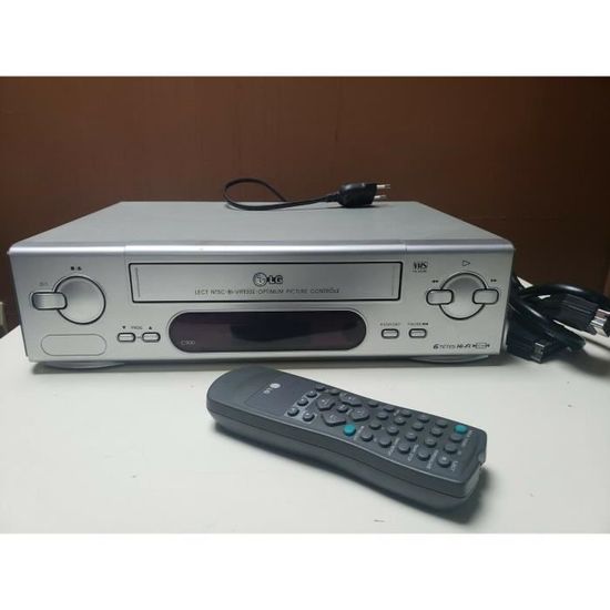 MAGNETOSCOPE LG C900 LECTEUR ENREGISTREUR K7 CASSETTE VIDEO VHS VCR HIFI + TEL - Cdiscount TV ...