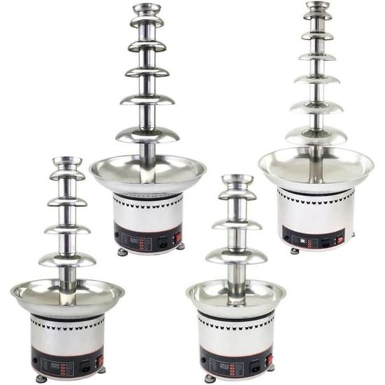 Cascade De La Fontaine À Fondue Au Chocolat - Niveaux 4-5-6-7 Acier Inoxydable Machine À ...