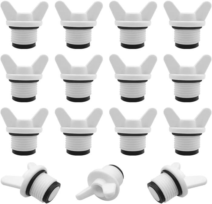 Bouchon Plomberie-15 Pièces 1/2" Mâle Filetage Extérieur Pipe Hex ...