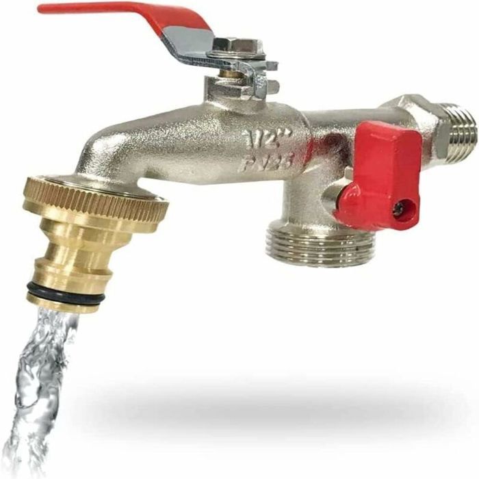 Robinet Double 12 Pouce en Laiton Robinet Extrieur Anti-Rouille et ...
