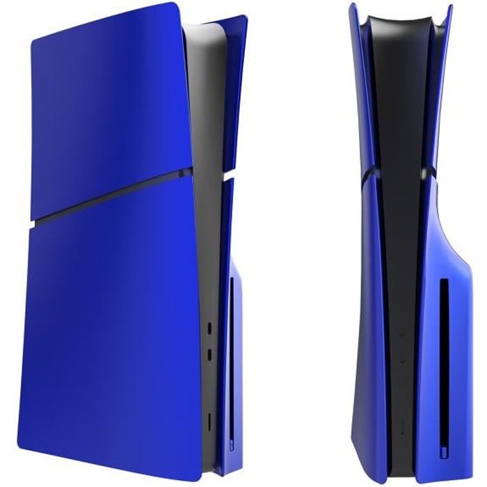 Façades de Remplacement pour Console PS5 Slim - Bleu Cobalt, Finition ...
