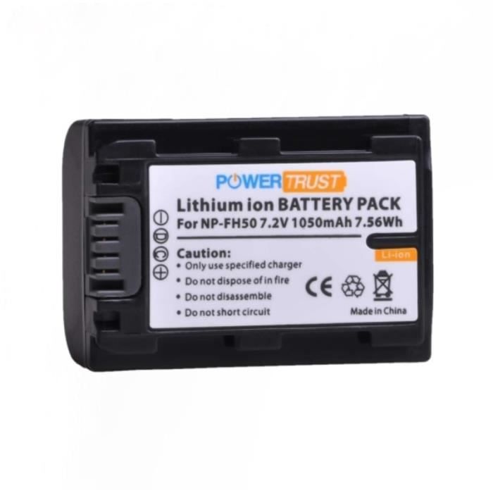 1x Battery-Batterie NP-FH50 et chargeur LCD pour Sony A390 DSC-HX1 A230 ...