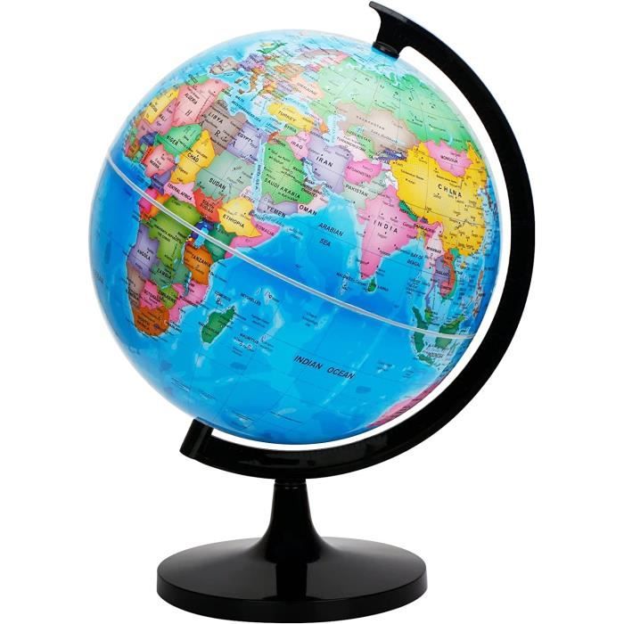 Globe De 30 Cm - Carte Anglaise - Assemblage Diy. Éducation-Géographie ...