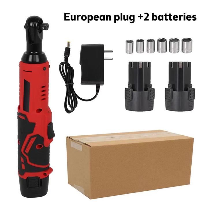 Kit de perceuse à cliquet électrique portable, Tournevis d'angle pour ...