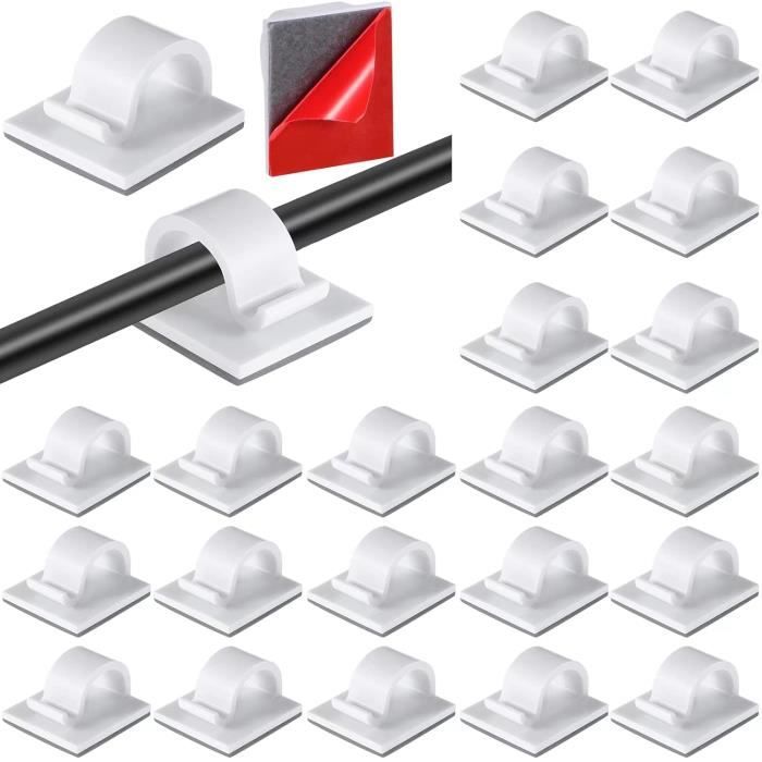 240 Pcs Clips De Câble Extérieur Clips De Lumières Adhésives Clips De ...