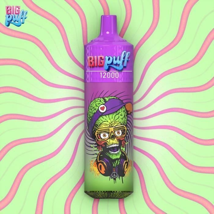 Grape Ice 12000 puffs - Big Puff 0% NICOTINE - Cdiscount Au quotidien