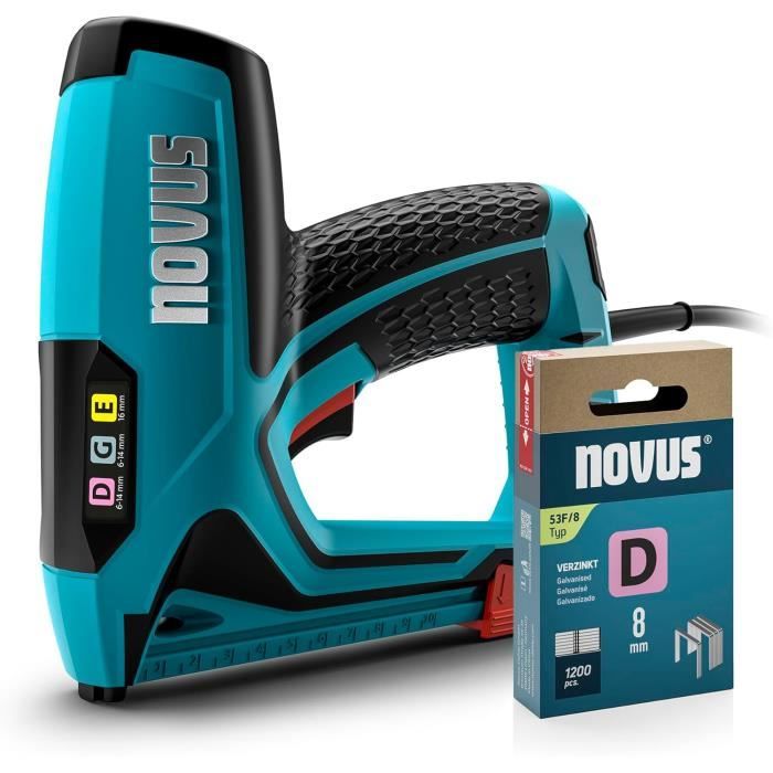 Agrafeuse électrique Novus J-151 avec 1200 agrafes,pistolet à clouer ...