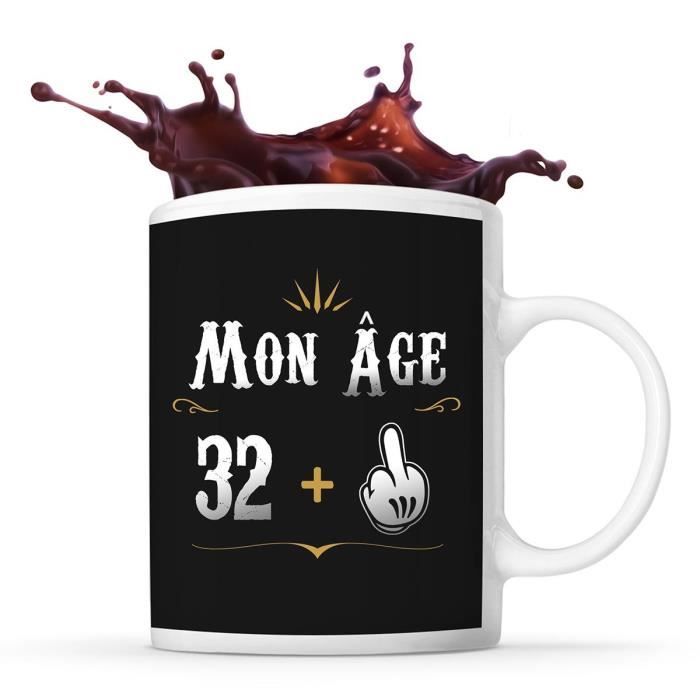 Mug - Imprimé en France - 33 ans - Céramique - Résistant lave-vaisselle ...