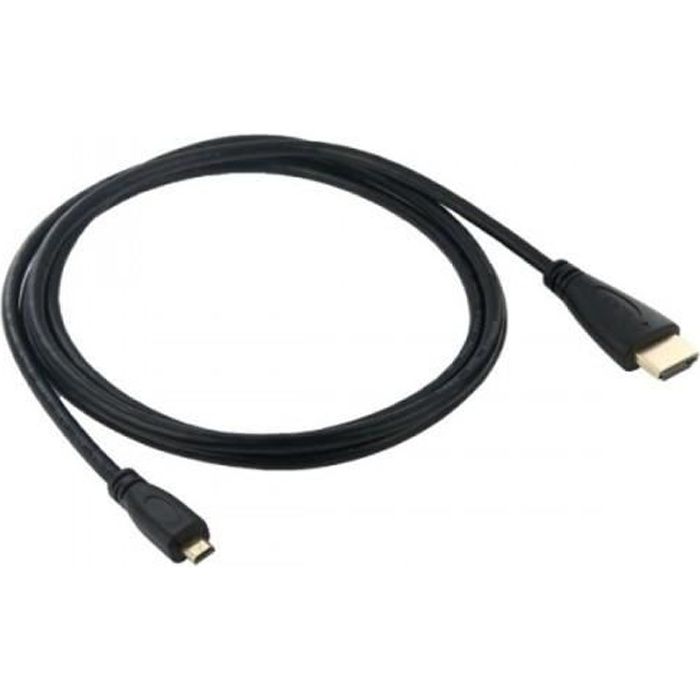 Cable HDMI / Micro HDMI Pour Gopro Hero 4, 3+, 3, 2 SJ4000 - Cdiscount ...