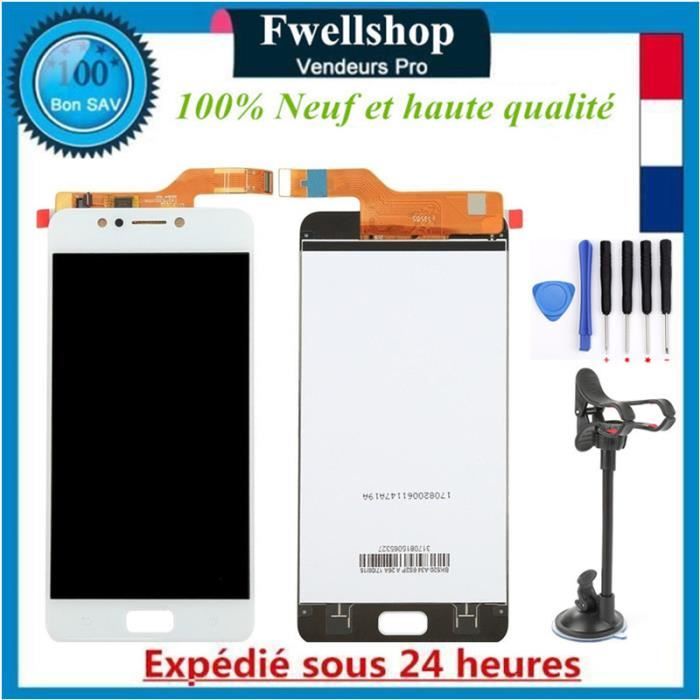 Blanc Ecran vitre + tactile lcd avec outil Pour ASUS Zenfone 4 Max ...