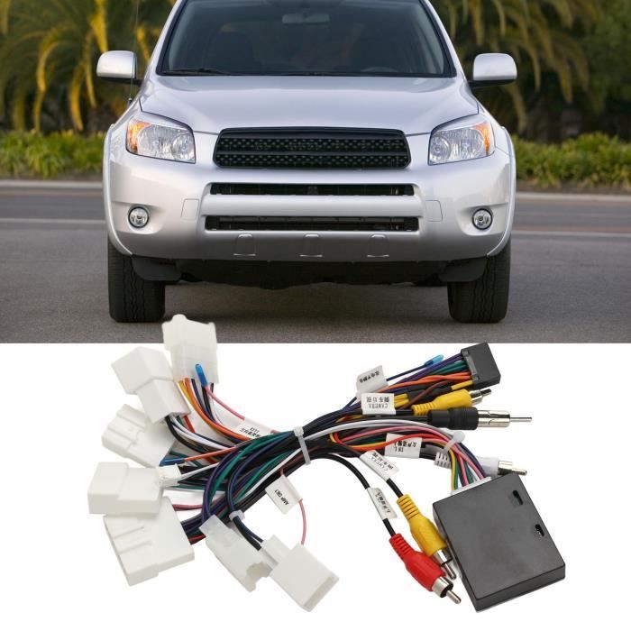 Cikonielf Faisceau de câblage d'autoradio Câble D'alimentation Stéréo ...