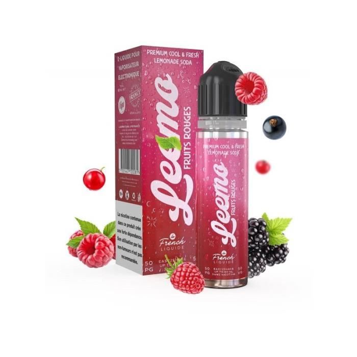 Le French LIQUIDE - 2x Leemo Fruit Rouge 50ML + 2 Boosters 10ML - 50ml ...