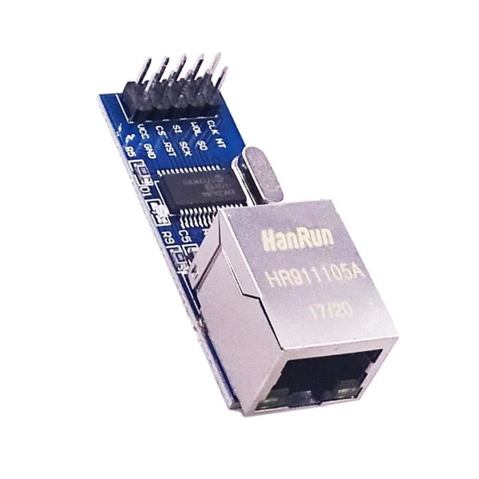 Mini Module De Réseau Ethernet Lan Enc28j60 Pour Arduino Onboard ...