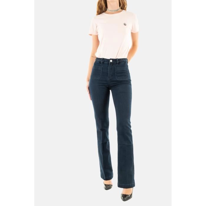 Jean MORGAN 221-psven - Jean brut - Blanc - Taille standard - Femme ...