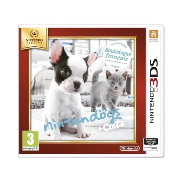 Nintendogs + Cats Bouledogue français Nintendo 3DS - Cdiscount Jeux vidéo
