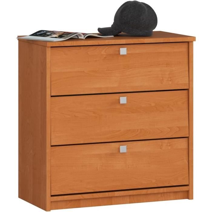 Mini Armoire À Chaussures Avec 3 Portes Basculantes 60X62X31Cm, Petite ...