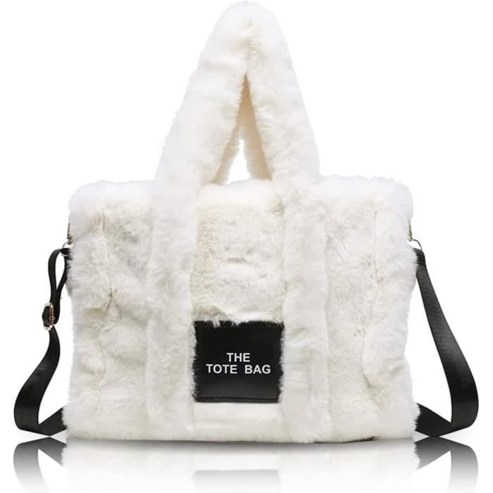 The Tote Bag - Sac À Bandoulière Moelleux - En Fausse Fourrure Douce ...