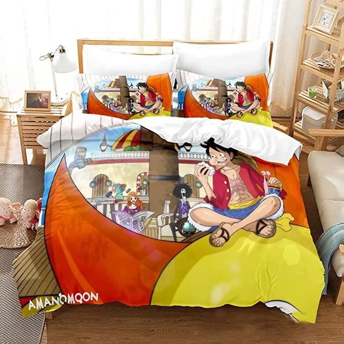 Animé One Piece Luffy Nouveauté Chopper Zoro Sanji Couvre Lit